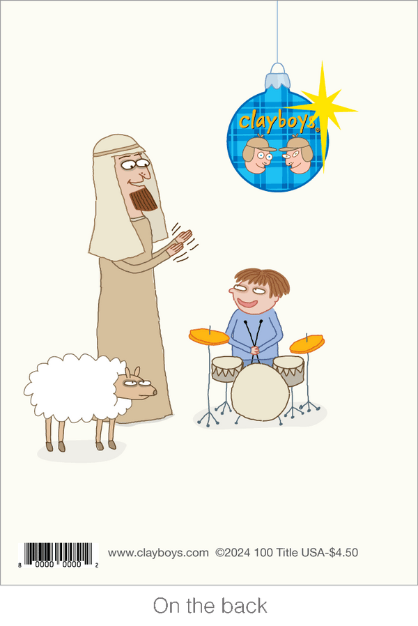 1457 The Little Drummer Boy (Christmas card) - Clayboys Cards