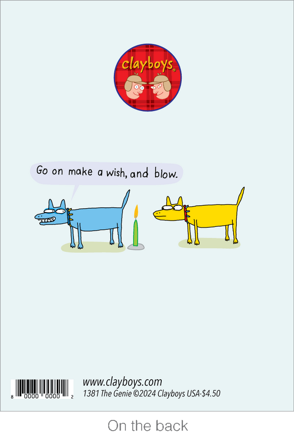 1381 The Genie - Clayboys Cards