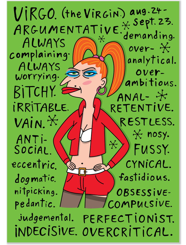 Funny Astrology Cards from Clayboys Cards