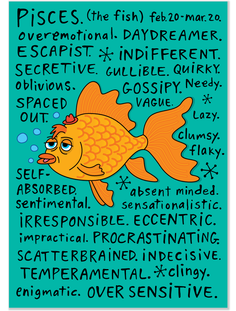 Funny Astrology Cards from Clayboys Cards