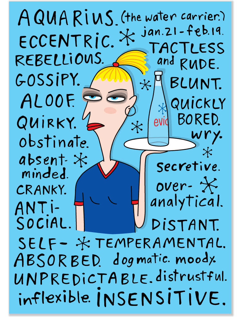 Funny Astrology Cards from Clayboys Cards