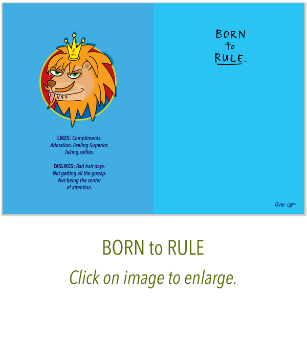 1130 Leo Astrology and Any Occasion Card from Clayboys - Clayboys Cards